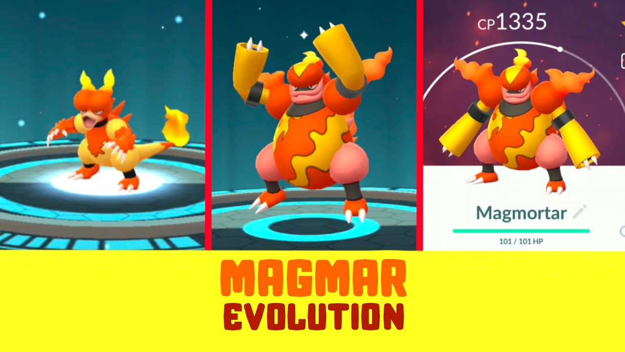 MAGMAR EVOLUTION in Pokemon GO (Magmar Community Day November 2020 ...
