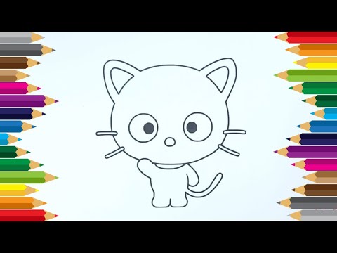 Let's Colour Chococat | Colouring Sanrio Characters | Easy Colouring ...