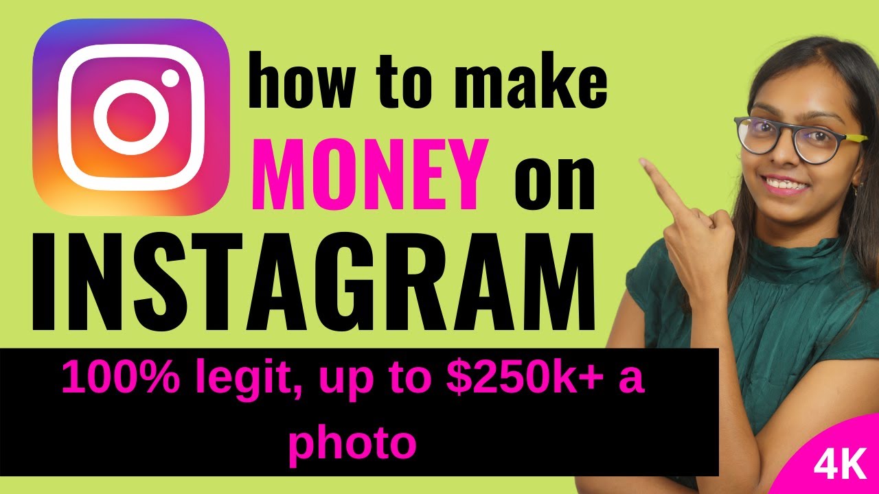 HOW TO MAKE MONEY WITH INSTAGRAM PHOTOS 2021 AND WORK FROM HOME - YouTube