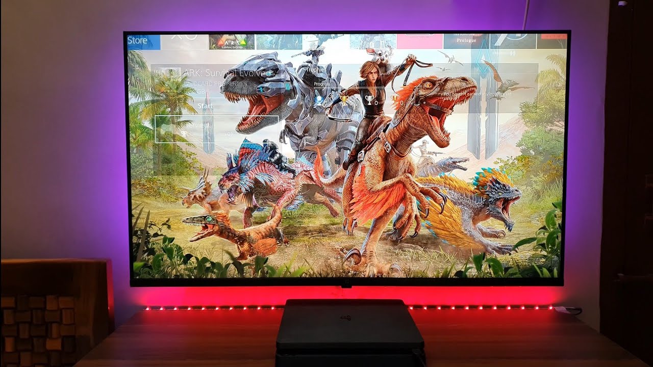 ARK Survival Evolved Gameplay PS4 Slim (4K HDR TV) - YouTube