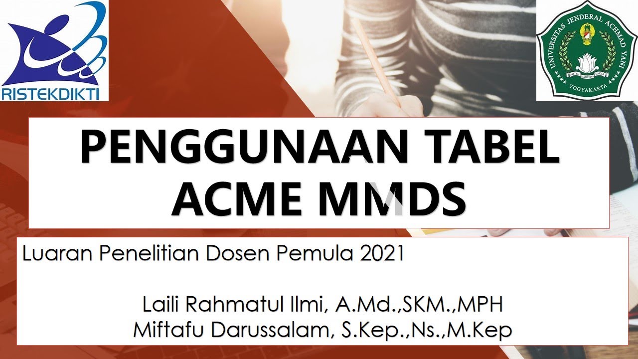 Video Penggunan Table MMDS pada penentuan Rule untuk Coding Kematian ...