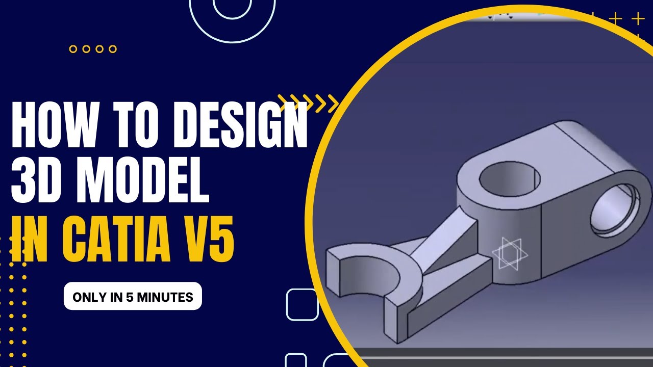 how to design in catia v5 | practice design 16 |3d modelling - YouTube