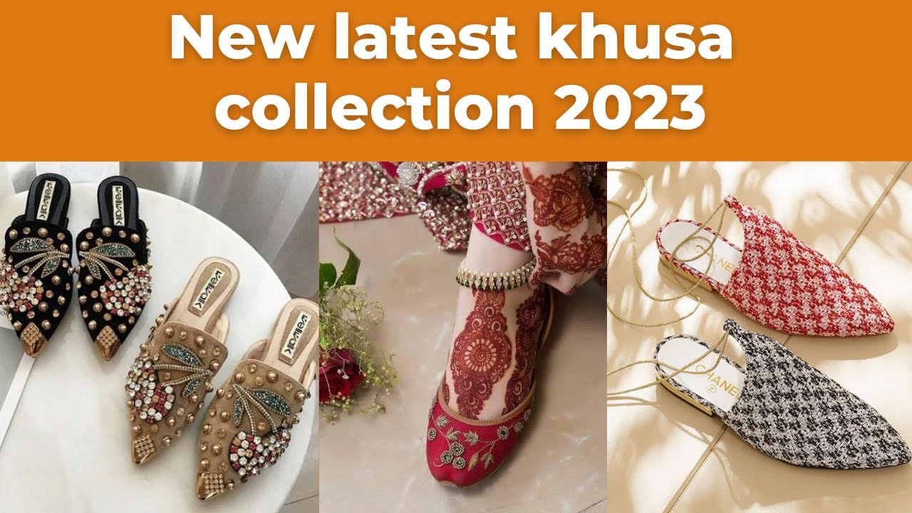 khusa designs for girls || latest khussa designs - YouTube