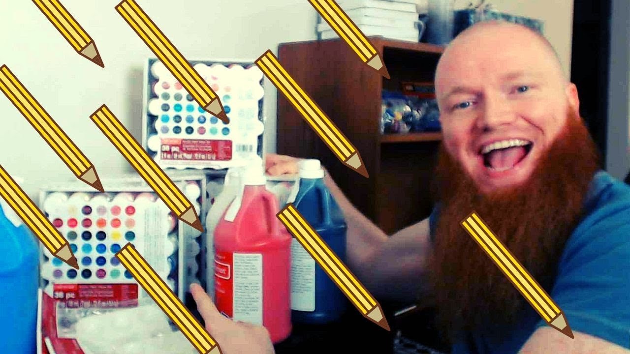 Giving Paint To Elementary School Kids (Donate School Supplies) - YouTube