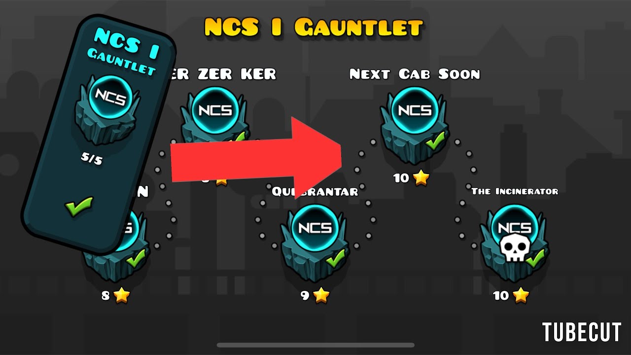 NCS I Gauntlet Complete! - Geometry Dash 2.206 - YouTube