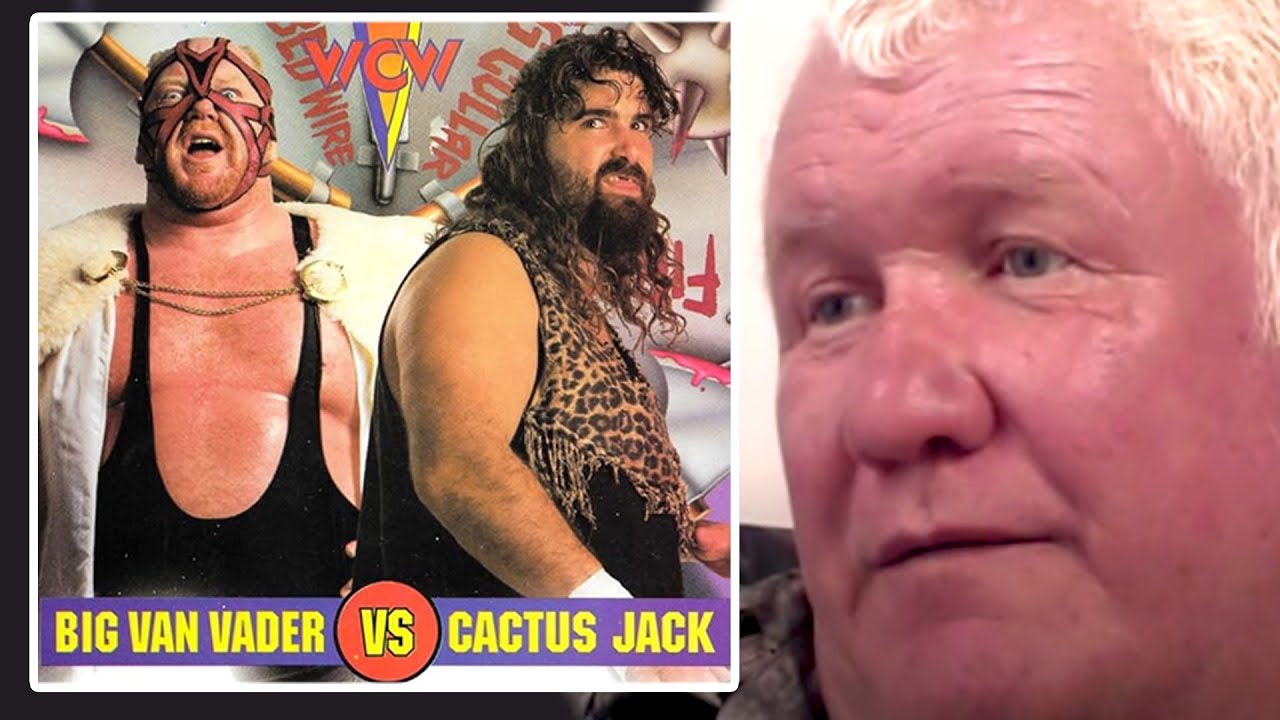 Harley Race on Vader, Sid Vicious, Cactus Jack & Lex Luger in WCW - YouTube
