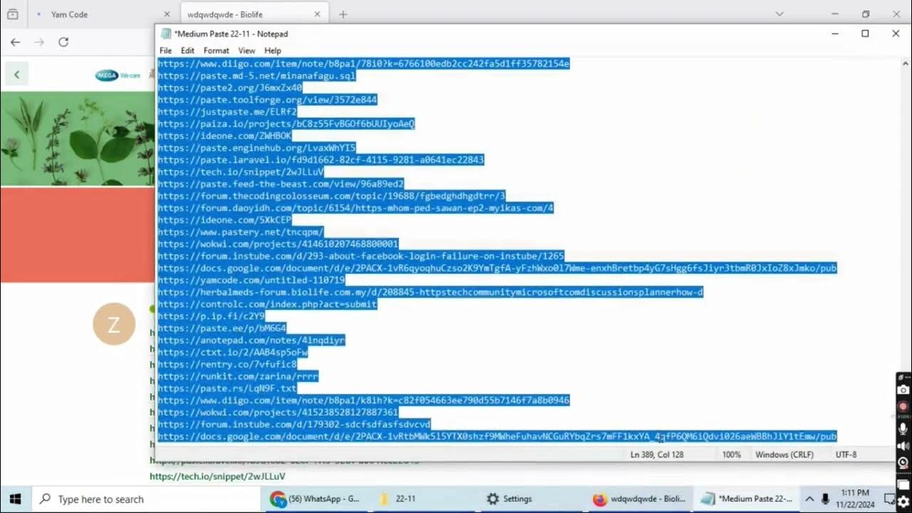 How to Make Pastebin Of given Links - YouTube
