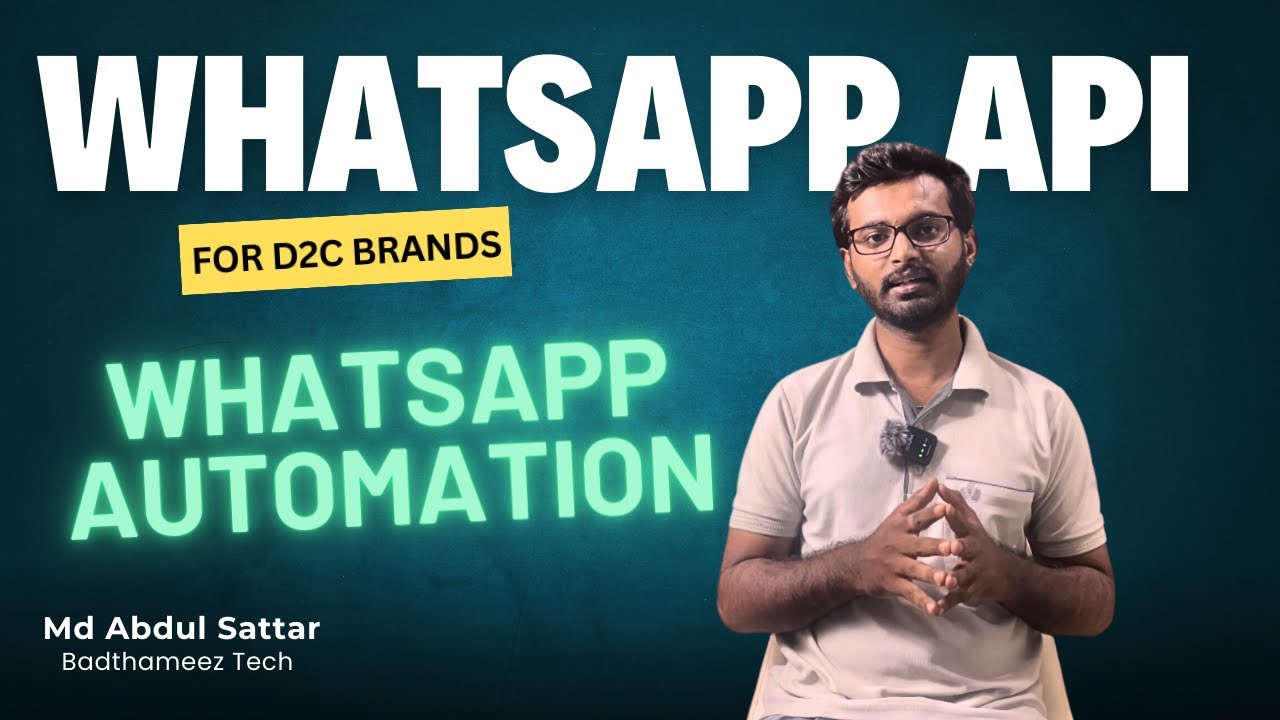WhatsApp API: Changing the Game for Businesses! Contact Badthameez Tech ...