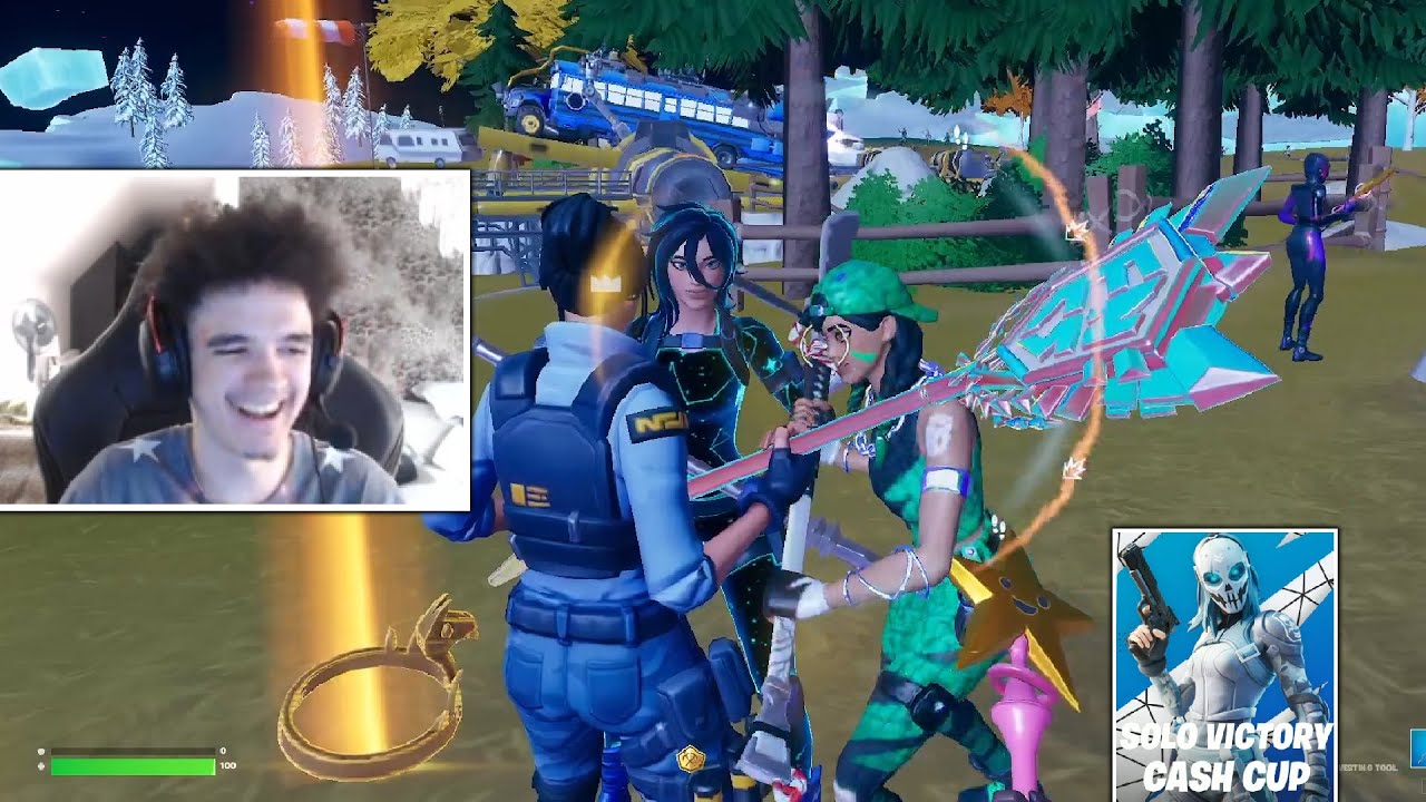 Veno FLEXES FNCS Pickaxe in Solo Cash Cup Finals! | New FNCS Champion ...