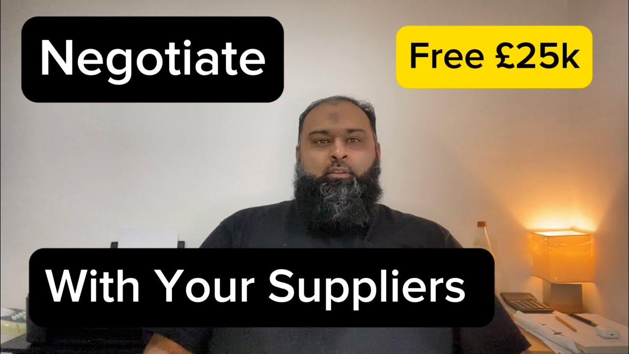Negotiated a £25k Cash Injection From Supplier | Business Update - YouTube
