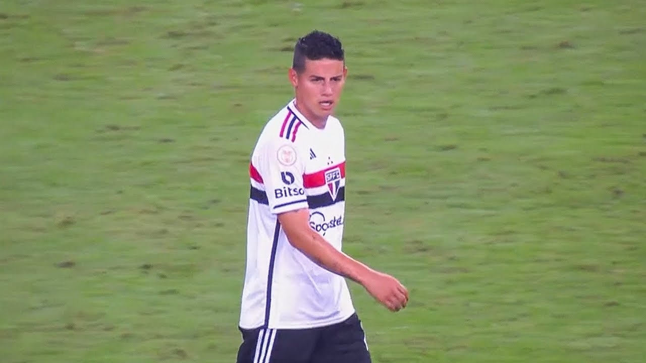 Estreia de James Rodriguez no São Paulo - YouTube