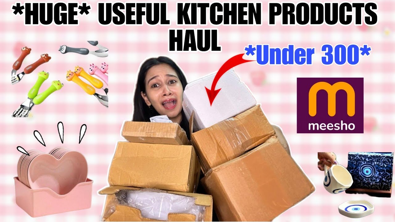Meesho Kitchen Haul Starting Rs 150 🌸 | Meesho Kitchen Containers ...