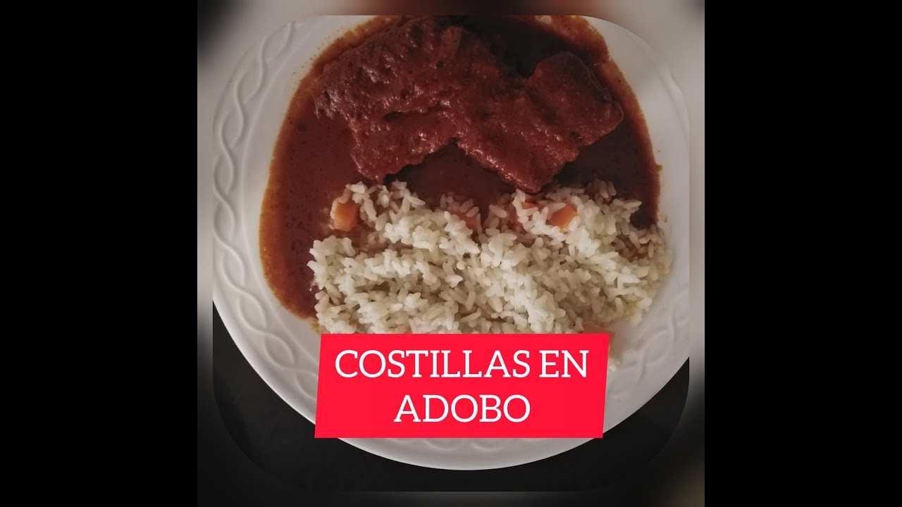COSTILLAS DE CERDO EN ADOBO ** NIDIA RENDON ** - YouTube