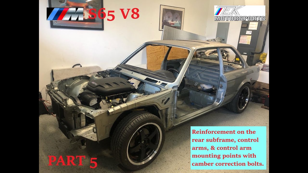 BMW E30 Coupe, Swapping in an S65 Drivetrain with 6spd manual Part 5 ...