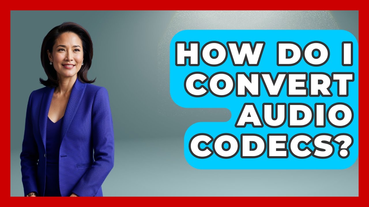 How Do I Convert Audio Codecs? - Your Computer Companion - YouTube