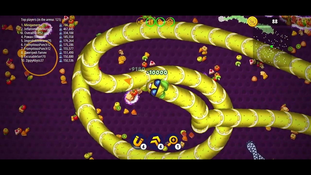 OMG! WORLD RECORD MASS BIGGER SNAKE WORMSZONE.io EATING SLITHER.io VEGETABLES SNAKE 🐍 - YouTube
