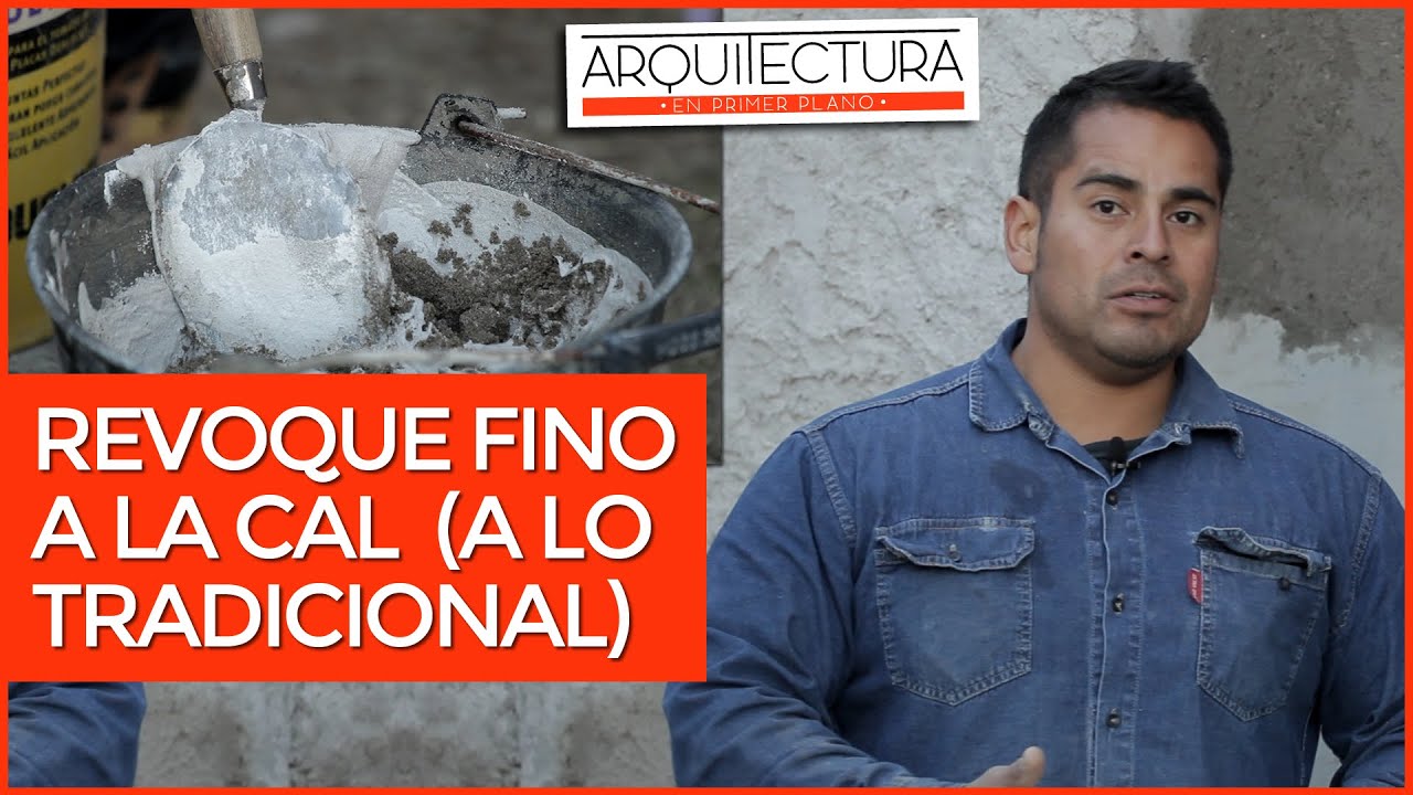 Revoque FINO a la CAL | TRADICIONAL | arena fina + cal + cemento ...
