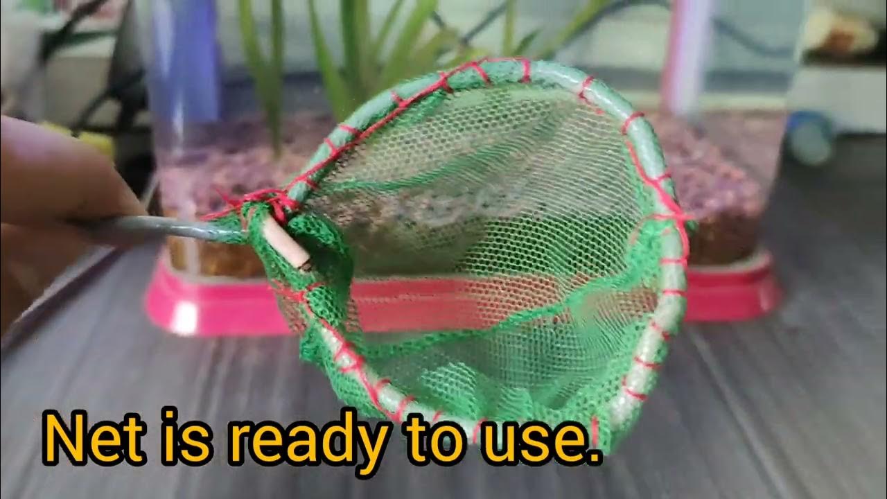 Fish Net | DIY Fish Net | How to make a fish net at home from scrap ...
