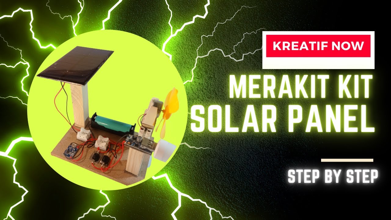 CARA MERAKIT DIY KIT SOLAR CELL PANEL - YouTube