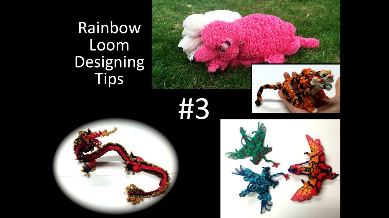 Rainbow Loom Designing Tips #3: Flat…3D…Double-Looped...Single? - YouTube