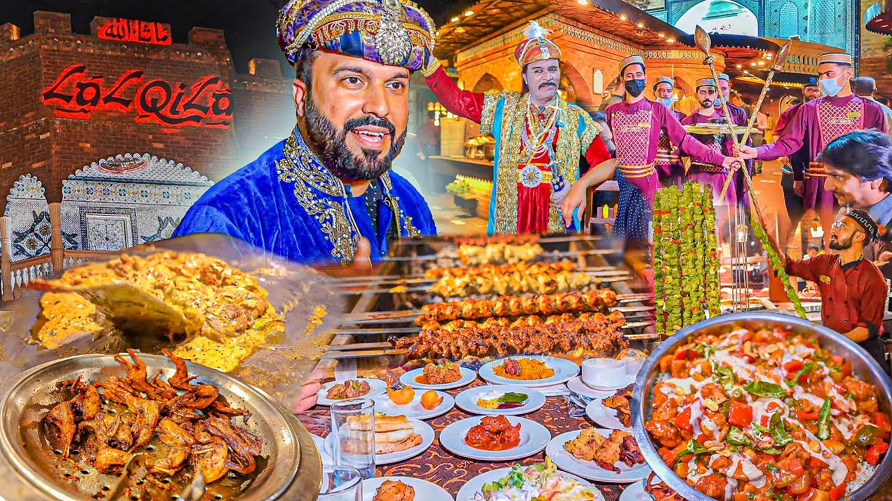 Saltanat-e-LalQila 👑⚔️ Batair Tikka, Lacha Chicken, Creamy Handi, Fish ...