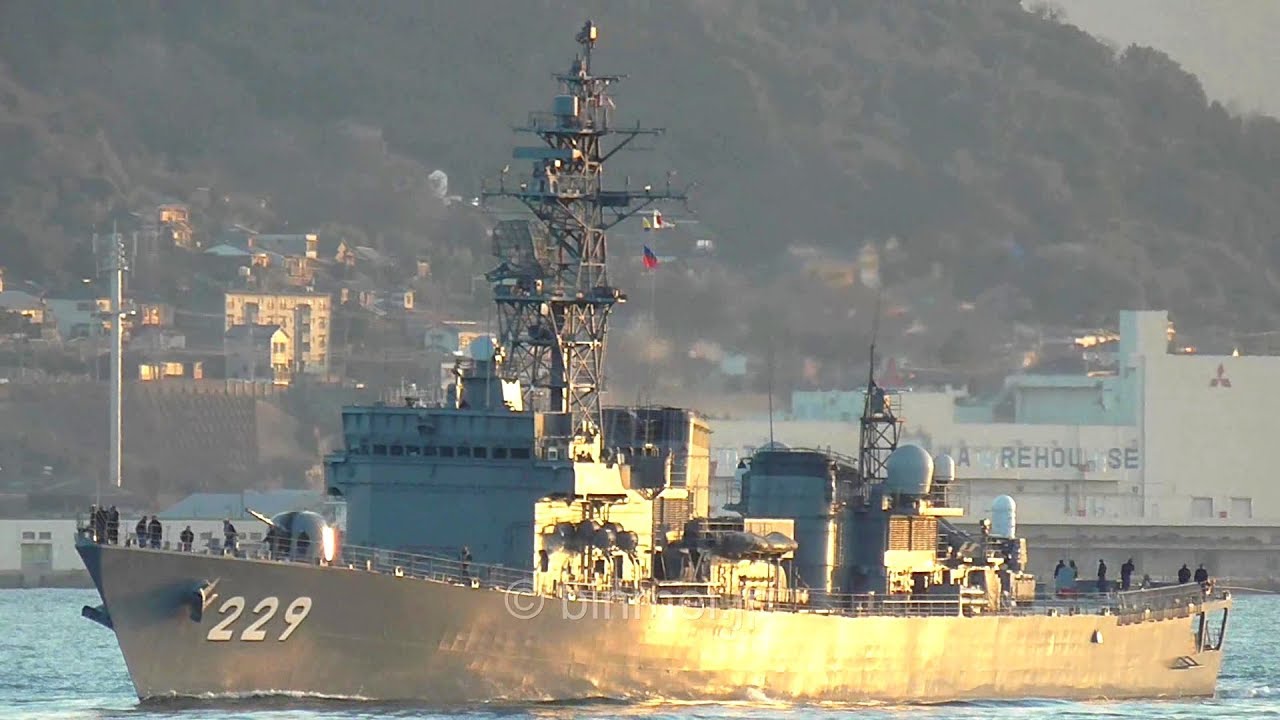 海上自衛隊護衛艦あぶくま 関門東航 DE-229 JS ABUKUMA - JMSDF destroyer escort - 2019 ...