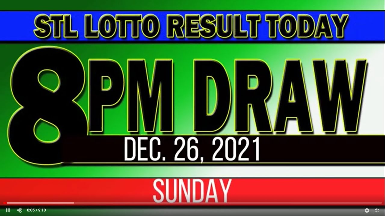 STL RESULT TODAY 8PM DRAW - DECEMBER 26, 2021 | STL PARES | STL SWER2 ...