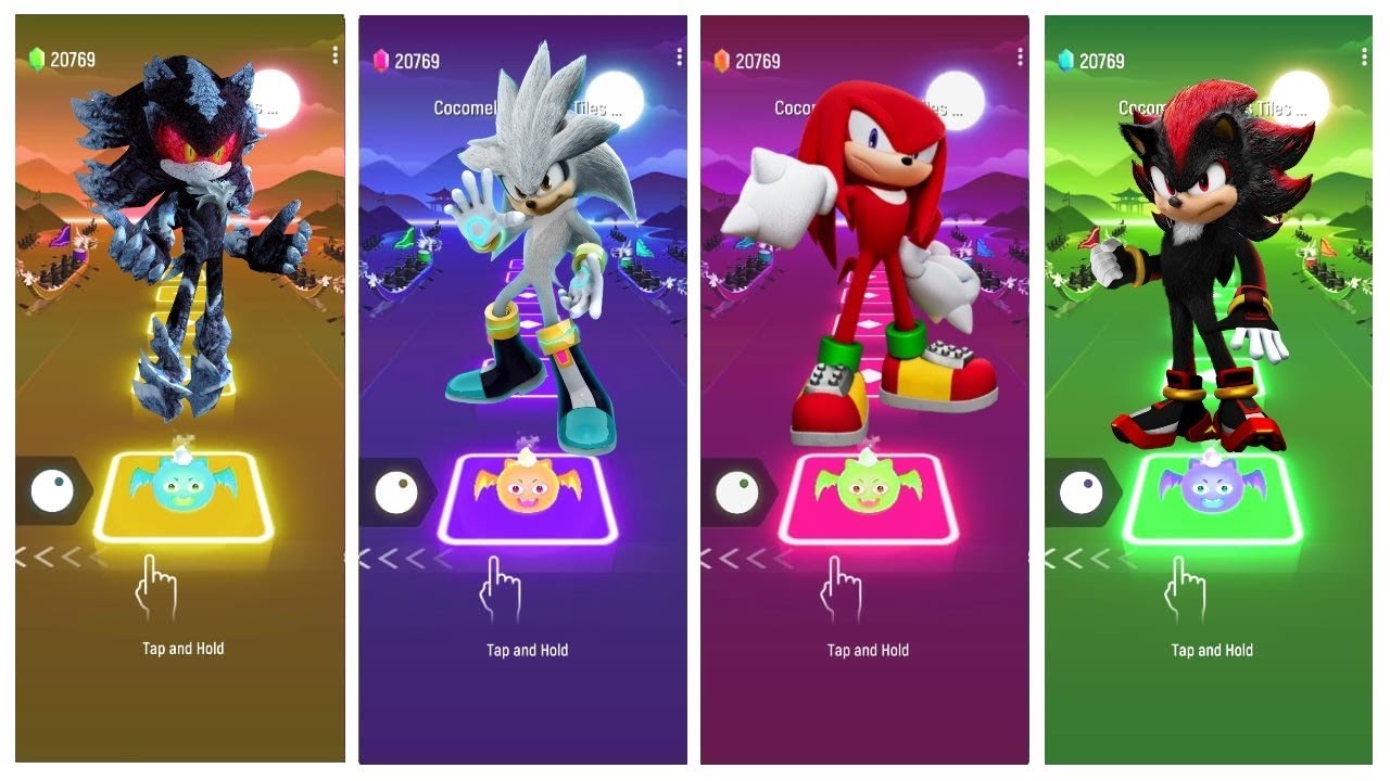 Sonic 🆚 Sonic 🆚 Sonic 🆚 Sonic 🎶 tiles hop EDM Rush 🎶 Best tiles hop ...