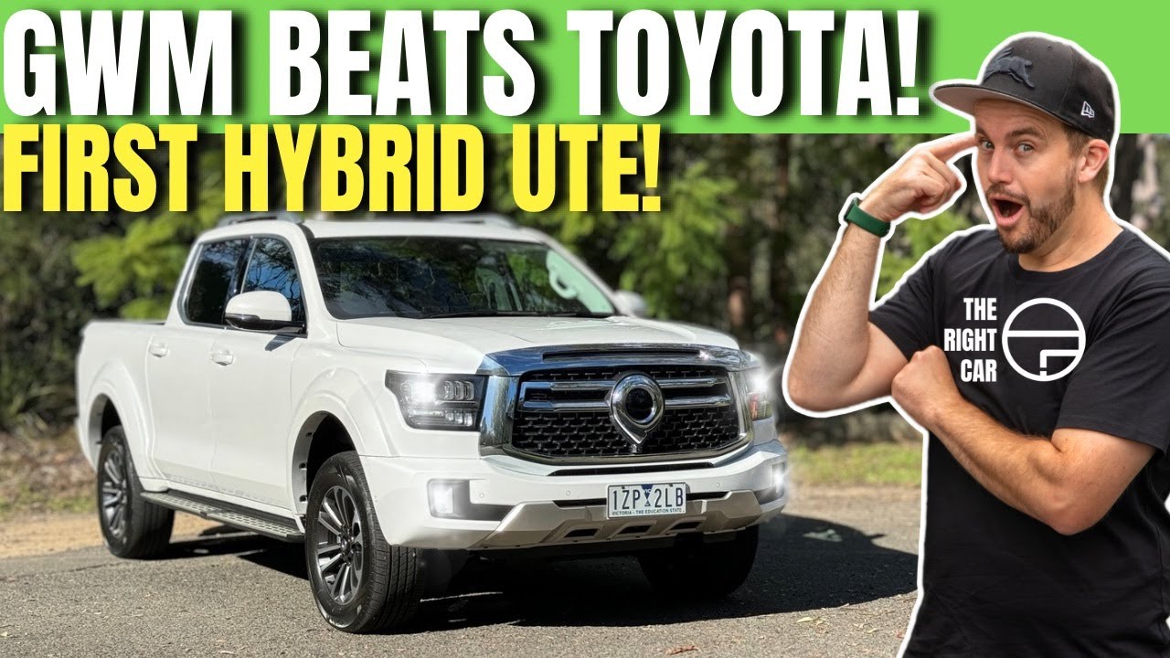 HYBRID UTE tested!! GWM Cannon Alpha Ultra Hybrid 2024 review (inc off ...