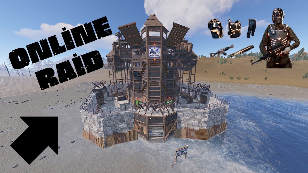 3 KLAN BİR OLDU ONLİNE RAİD YEDİLER !!! RUST TÜRKÇE - YouTube