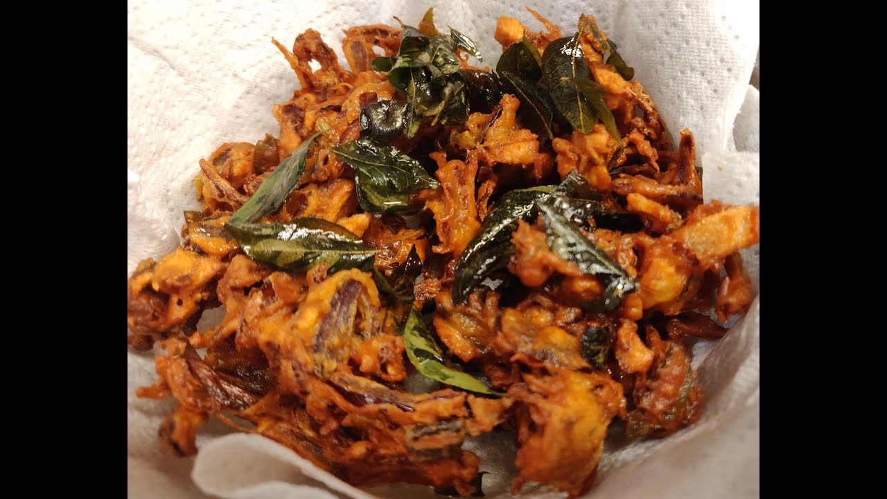 Crispy Onion Thool Pakoda - YouTube