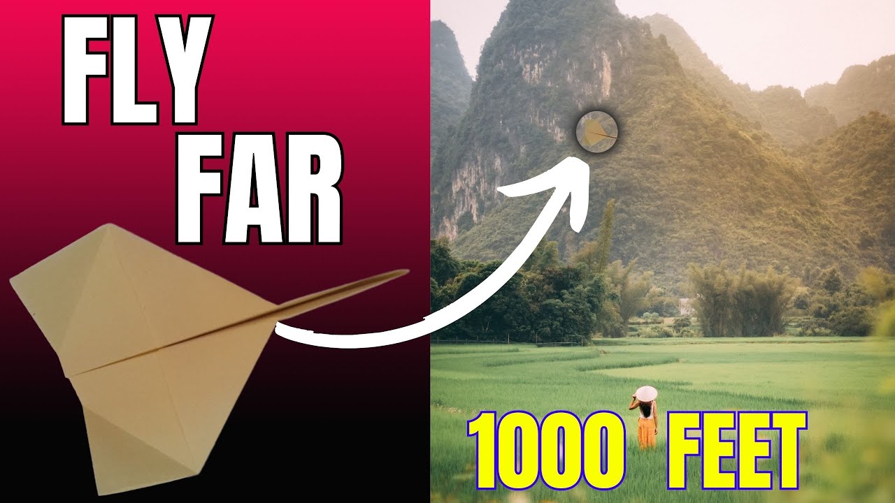 How to Make a Paper Airplane That Floats Like an Eagle - YouTube