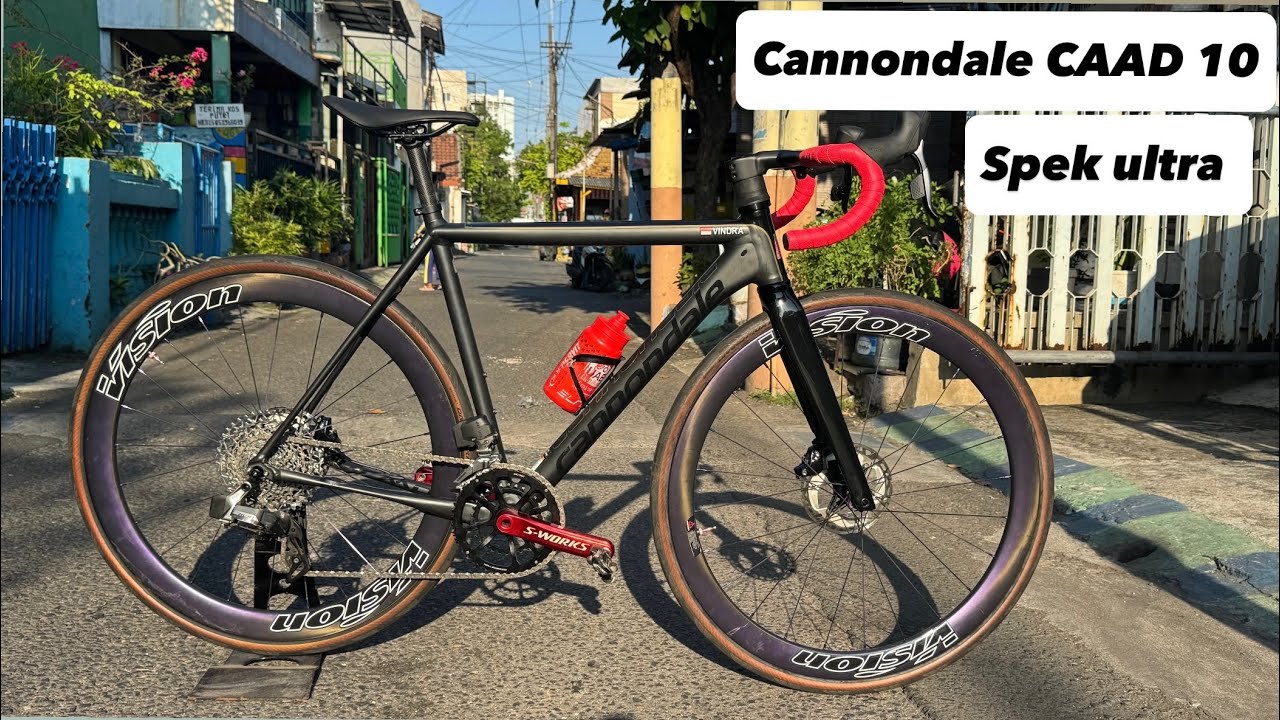 Cannondale caad 10 spek ultra - YouTube