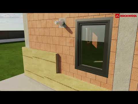 Правилен монтаж на измазана фасада с каменна вата ROCKWOOL