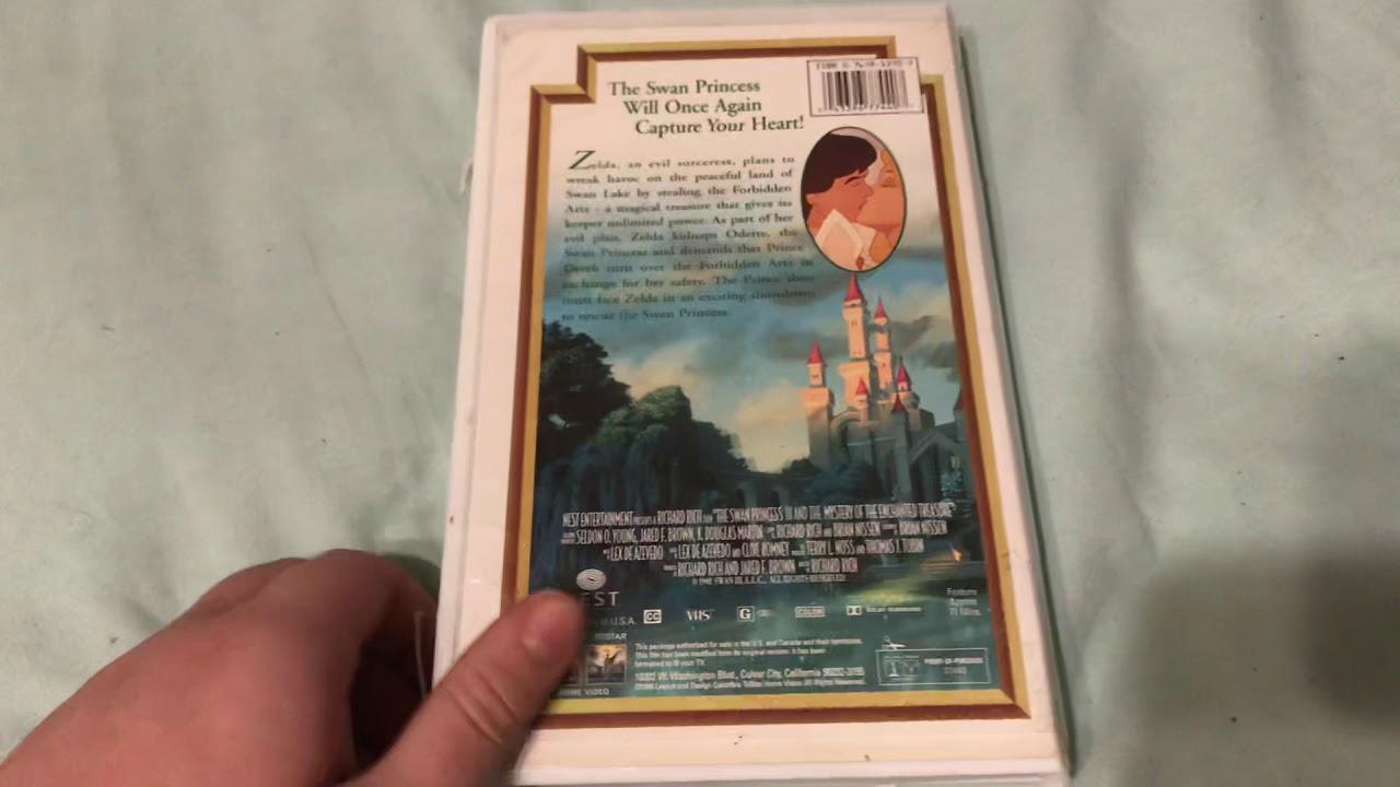 The Swan Princess III AND The Mystery OF Enchanted Treasure 1998 VHS ...