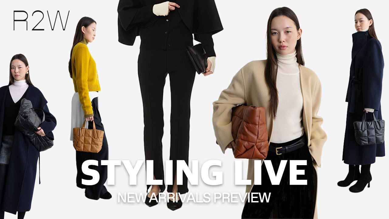 R2W X 컬리 브랜드 위크 라이브(Rony slit PT,Monslin mini padding leather bag,Lina ...