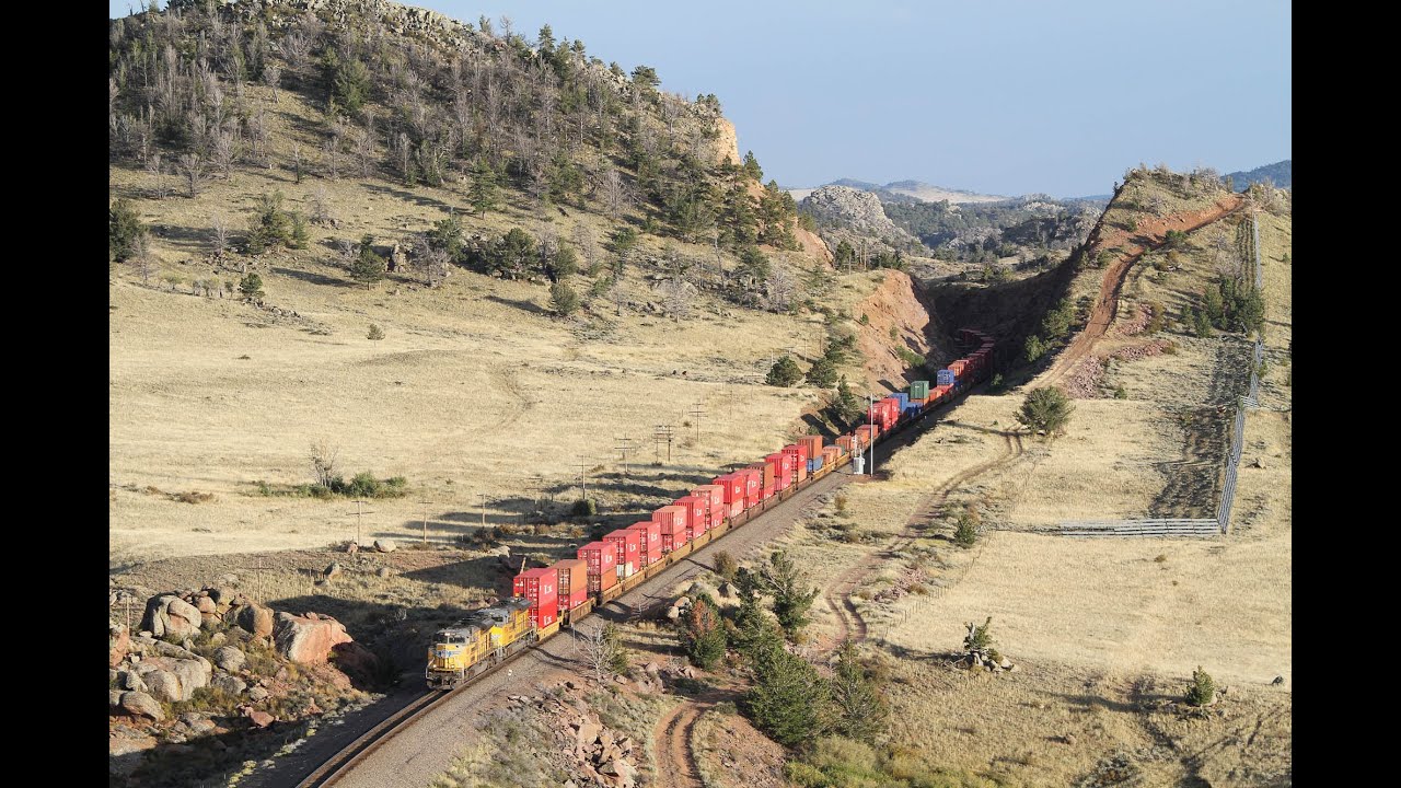 American trains - Union Pacific - Sherman Hill - Wyoming - September ...
