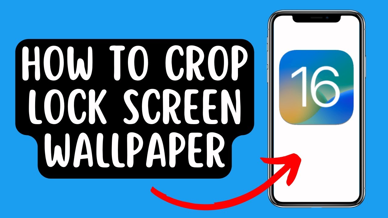 How to Crop iPhone Lock Screen Wallpaper in iOS 16 - YouTube