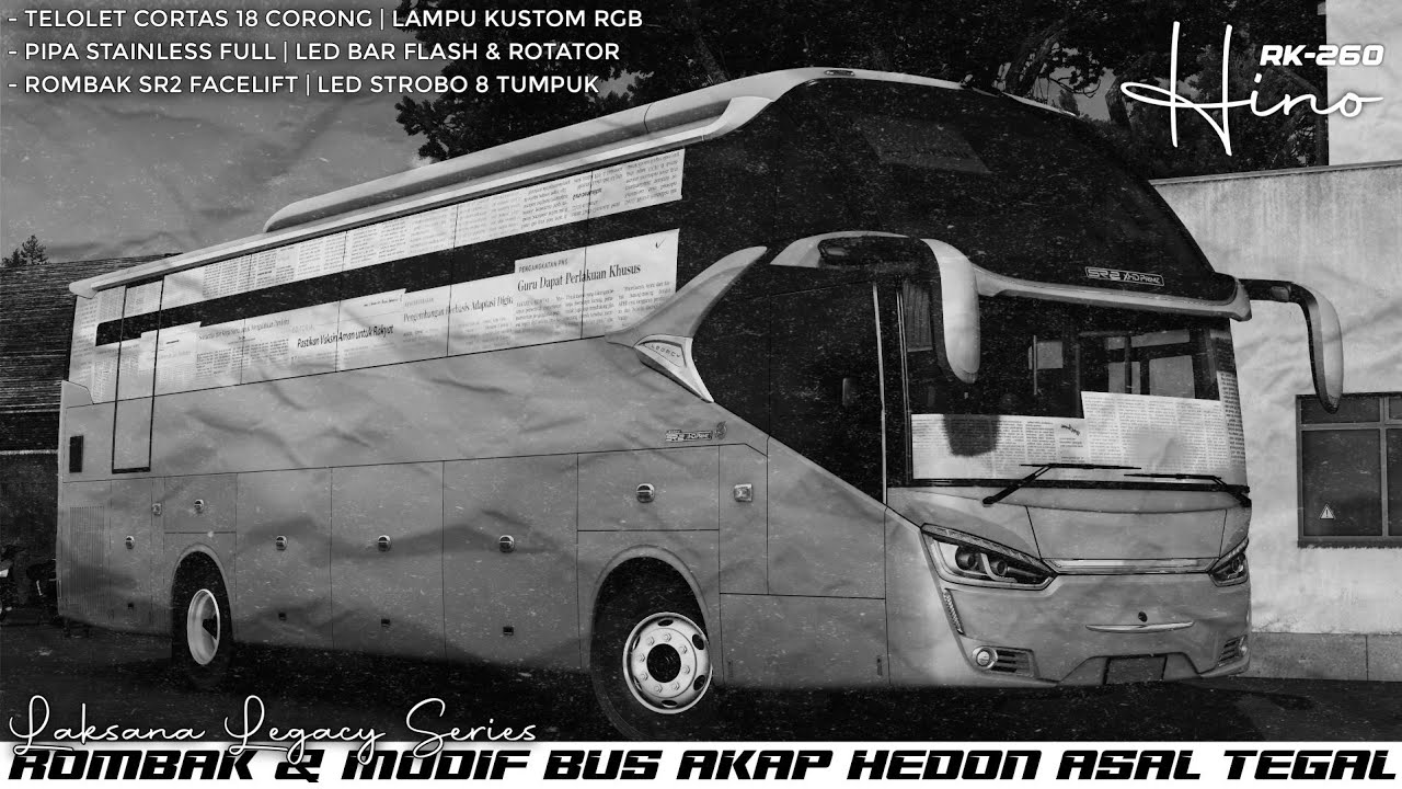 Modifikasi Bus AKAP Dengan 18 CORONG TELOLET‼️- Laksana SR2 XHD | ETS 2 ...