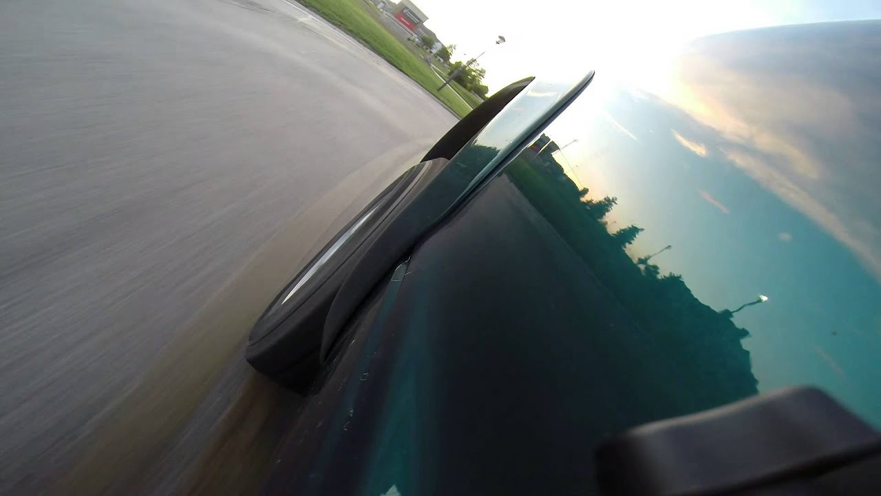 Dakota doing a little circle burnout - YouTube