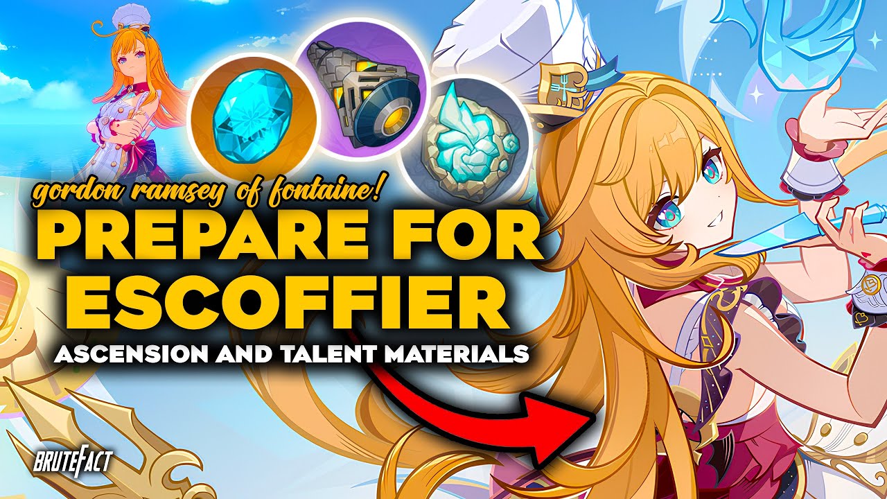 Prepare For Escoffier | Escoffier Ascension and Talent Materials Guide ...