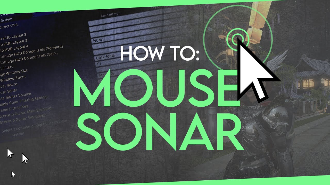 FFXIV | How to: Mouse Sonar - YouTube