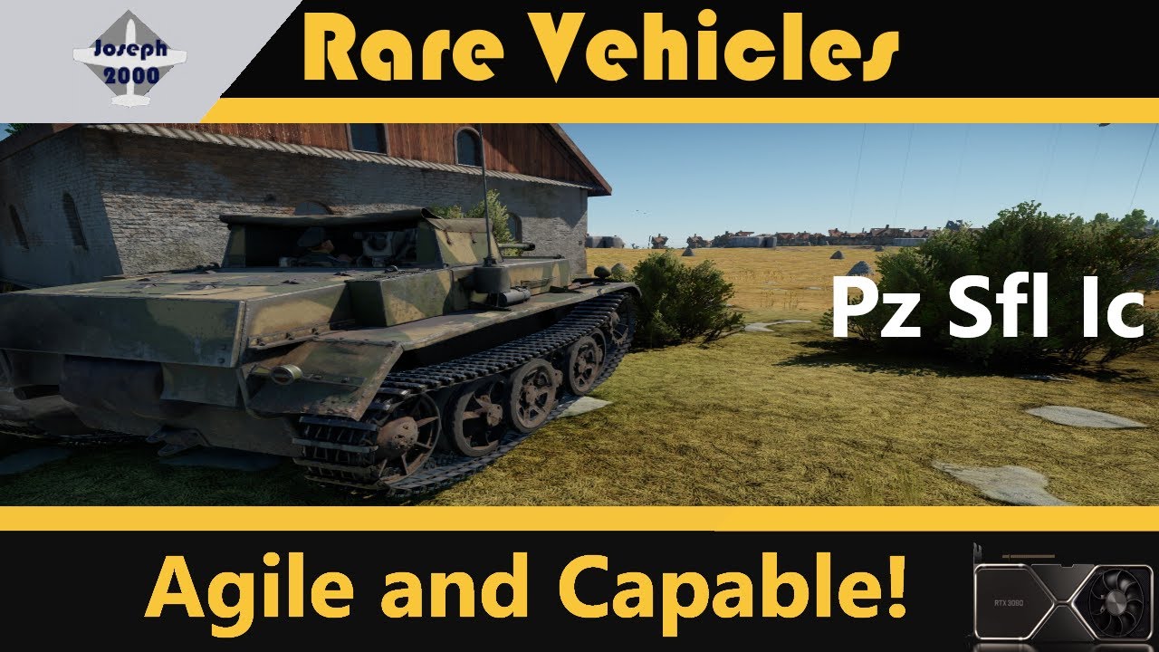 War Thunder: Rare Vehicles. Pz Sfl Ic. An agile and capable Scout ...