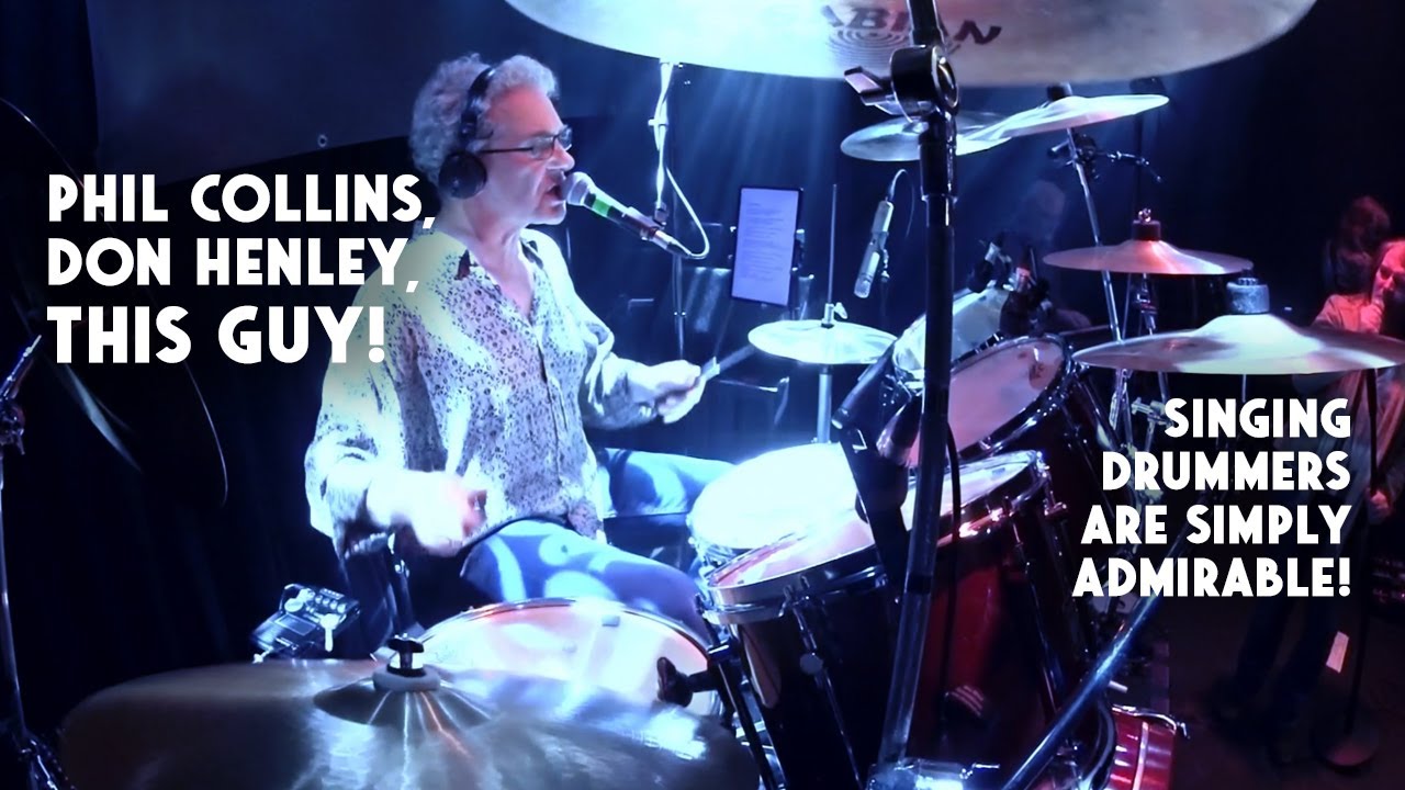 Phil Collins, Don Henley, THIS GUY! Singing drummers are simply ...