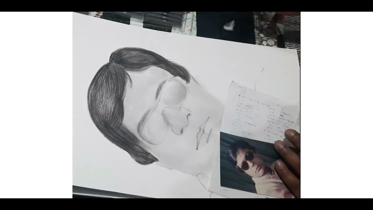 HOW TO MAKE PORTRAIT STEP 2: SHADING - YouTube