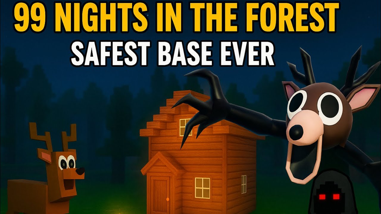 🔥SAFEST BASE IN 99 NIGHTS IN FOREST🔥 @99 nights in the forest @Roblox ...
