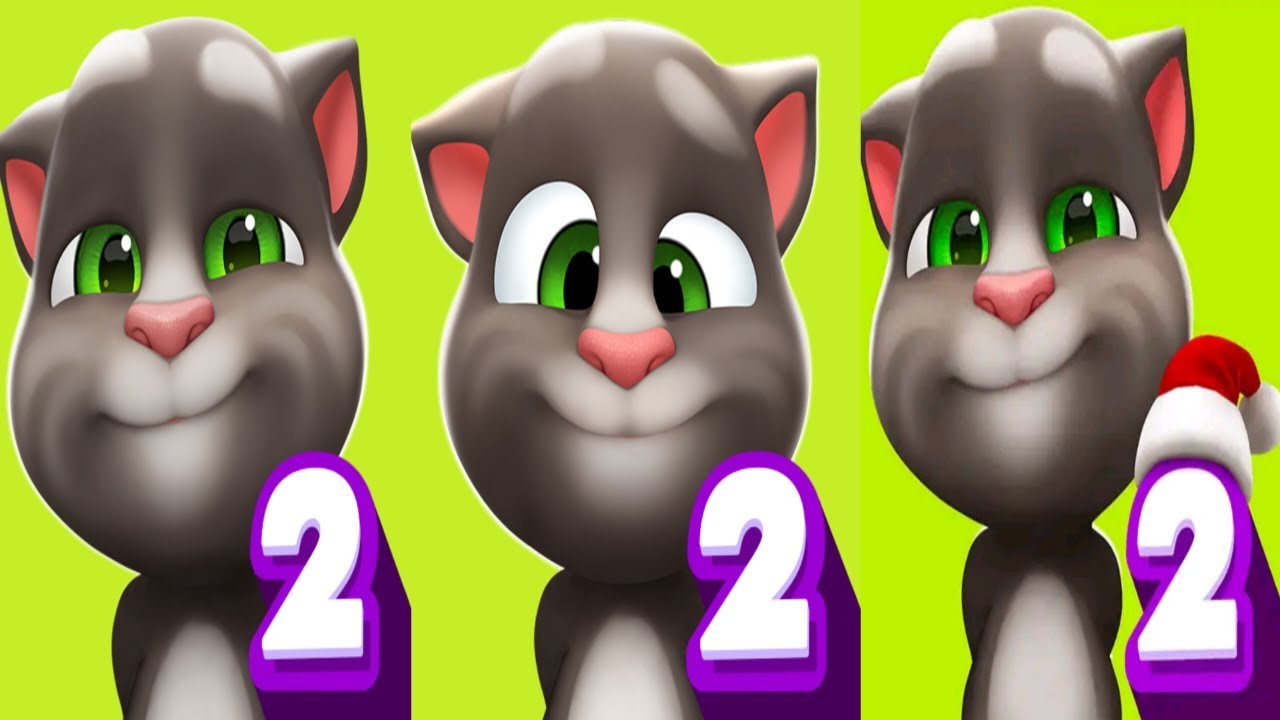 Titanium Tom vs white Tom vs Jaguar Talking Baby Tom vs my talking tom ...
