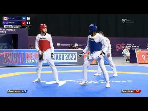 104 Round of 64 Men  80kg CAN NDZOULI Cedric AUS SWEENEY Liam