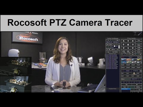 PTZ Camera Automation with Rocosoft PTZ Camera Tracer - YouTube