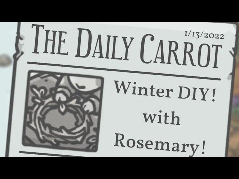 [TSUKI'S ODYSSEY] Daily Newspaper | Winter DIY with Rosemary - YouTube